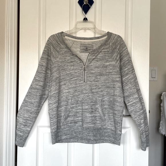 Sonoma | Sweaters | Heather Gray Quarter Zip | Poshmark